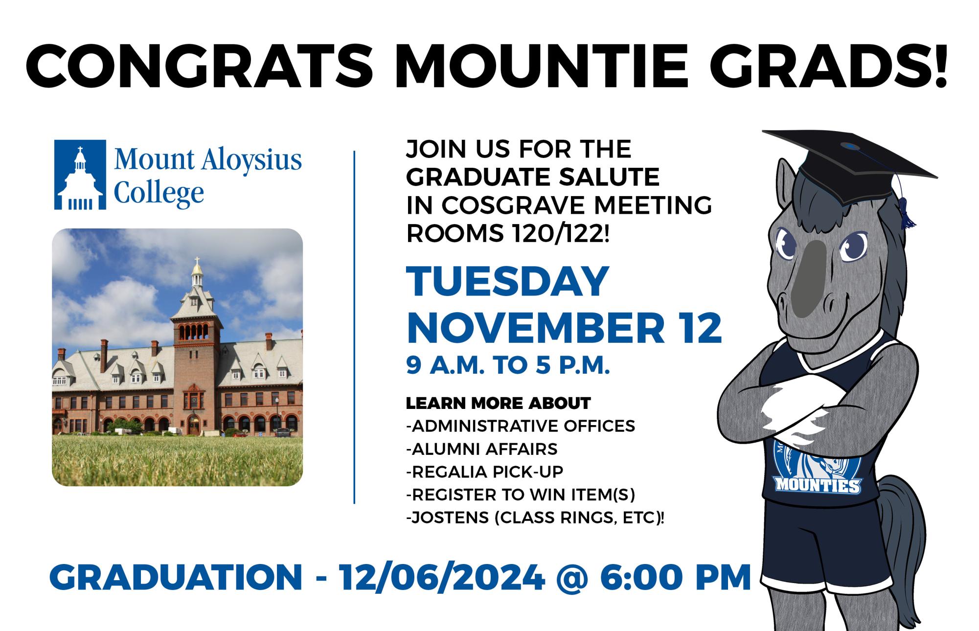 2024 Grads: Join Us for Graduate Salute – The Stables